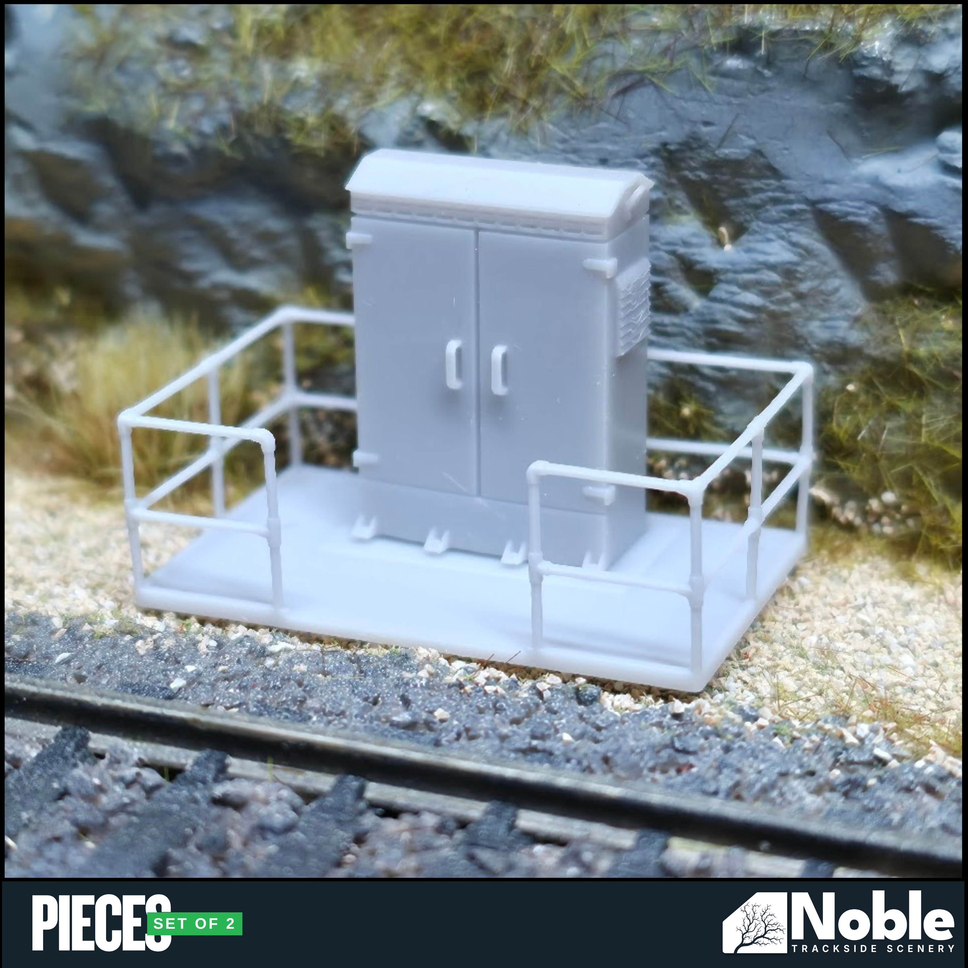 Lineside Electrical Cabinets - O Gauge 1:43 (Pack of 2) | Model Railwa ...