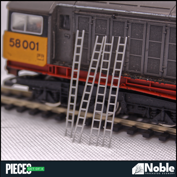 Ladders - OO Gauge 1:76 (Pack of 4) | Model Railway Scenery ...
